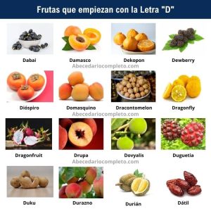 +15 «Frutas con la Letra D» Descubre cuáles son
