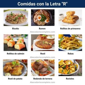 +20【 Comidas con la Letra R】